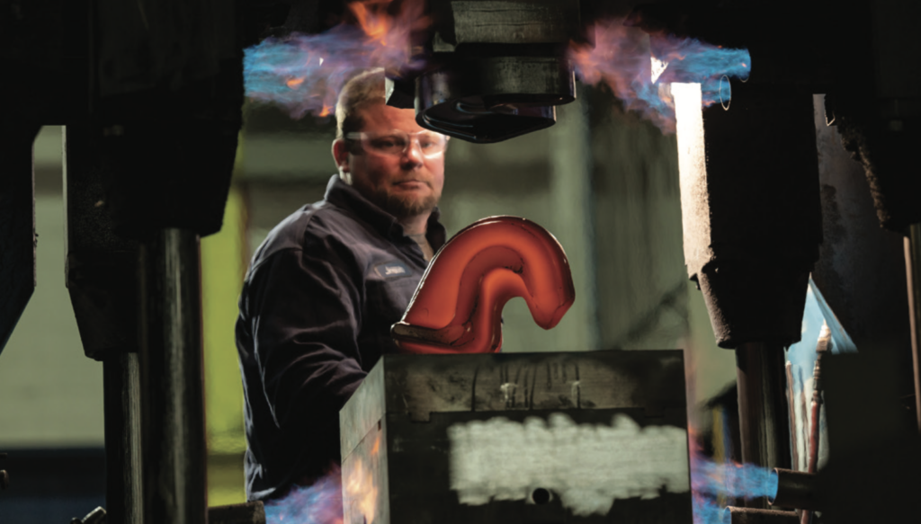 Forging Press To Reduce Costs - The Gateway to New England Manufacturing